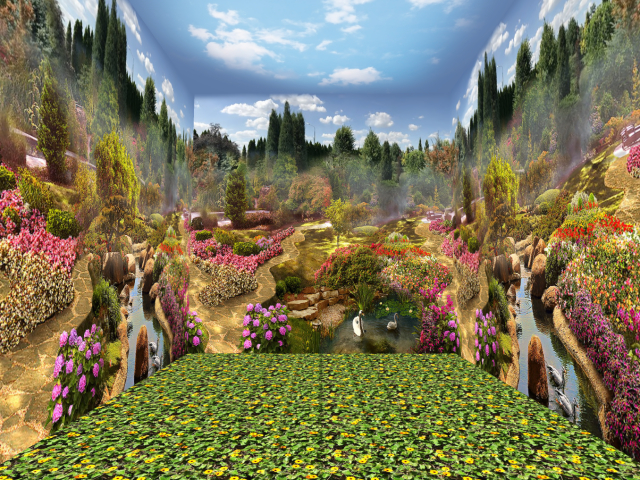 Second Life Marketplace - Skybox - Garden - 3 prim